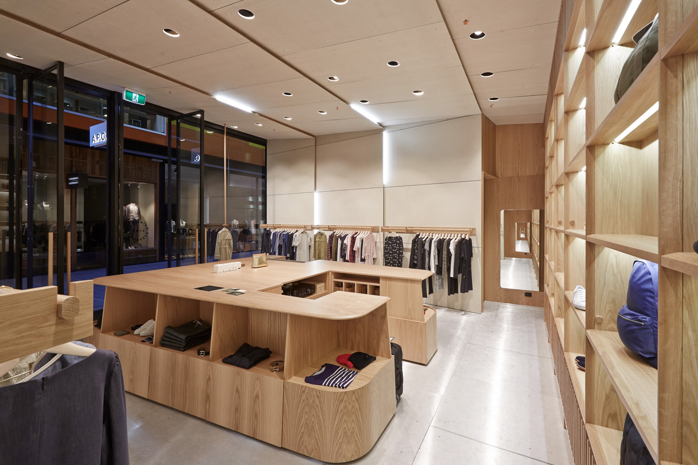 A.P.C. First Australian Store - Fluoro